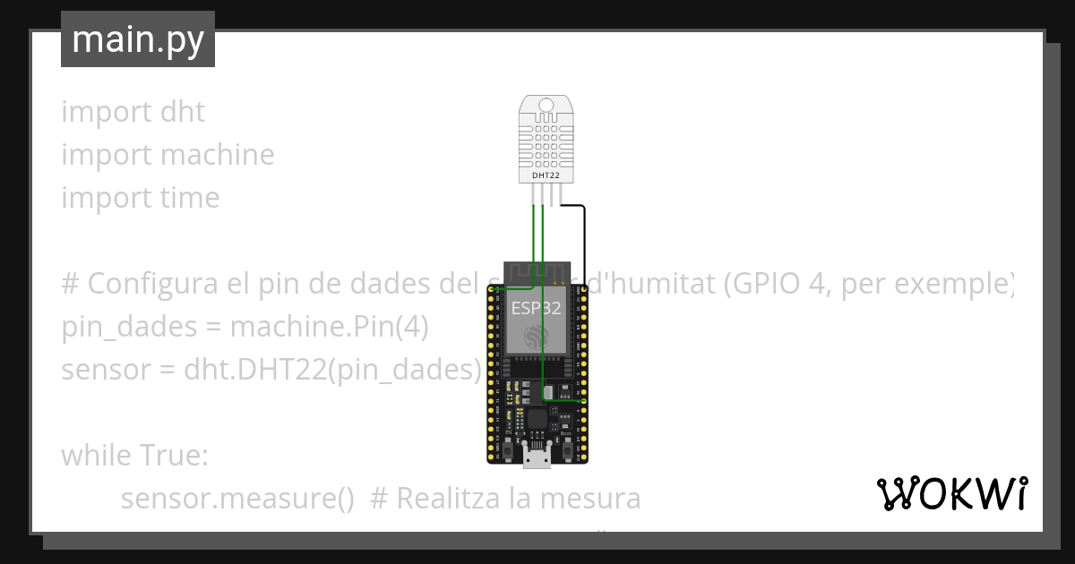 Pràctica 2 - Wokwi ESP32, STM32, Arduino Simulator Pràctica 2 - Wokwi ESP32, STM32, Arduino Simulator