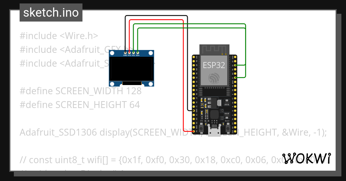 display - Wokwi ESP32, STM32, Arduino Simulator