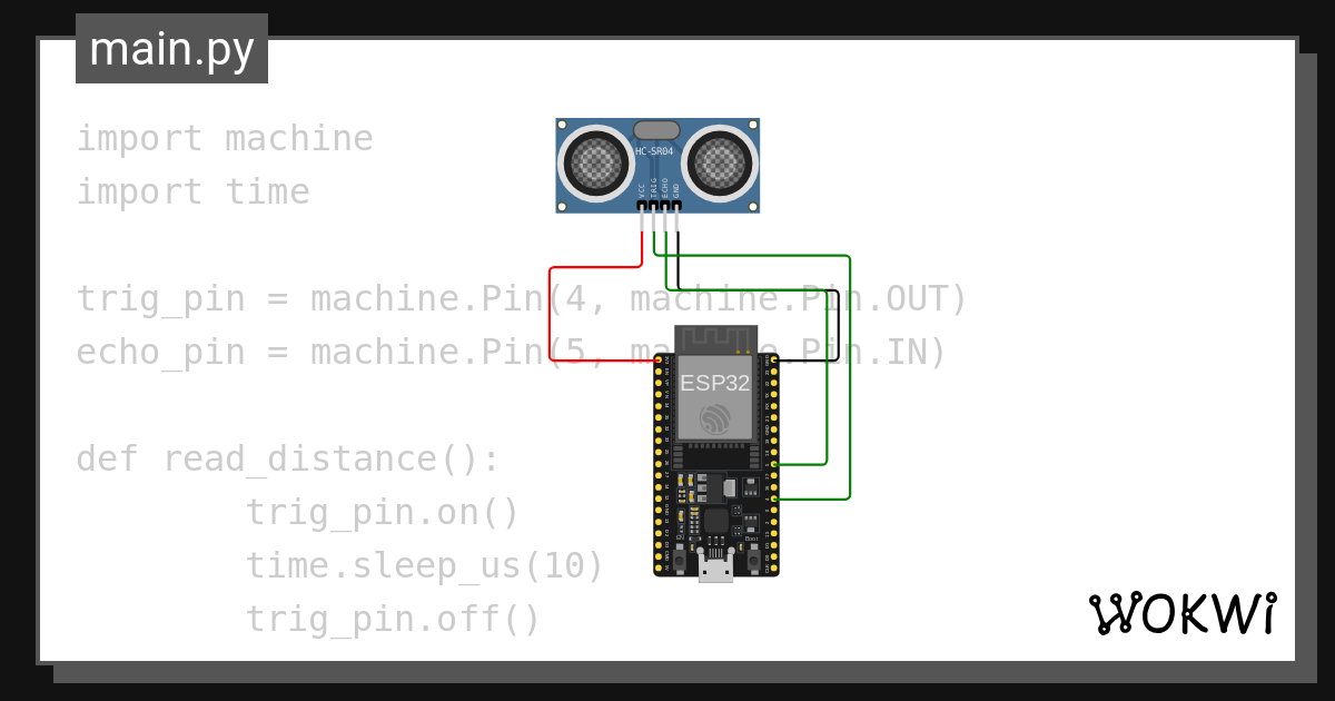 Practica 1 Sensor Ultrasons Dídac Wokwi Esp32 Stm32 Arduino Simulator