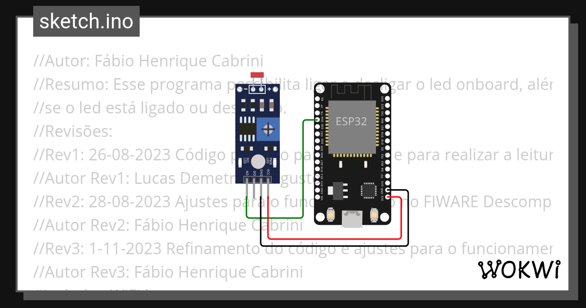 FIWARE Smart Lamp - Wokwi ESP32, STM32, Arduino Simulator