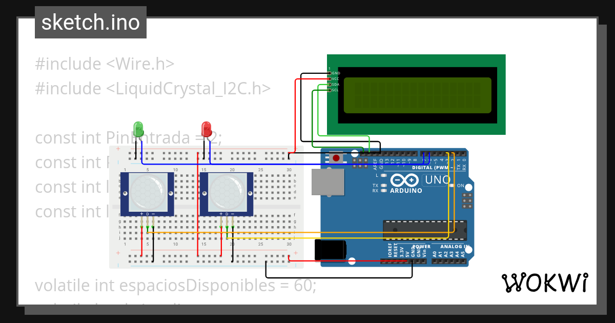 Act Indicidual 2 - Wokwi ESP32, STM32, Arduino Simulator
