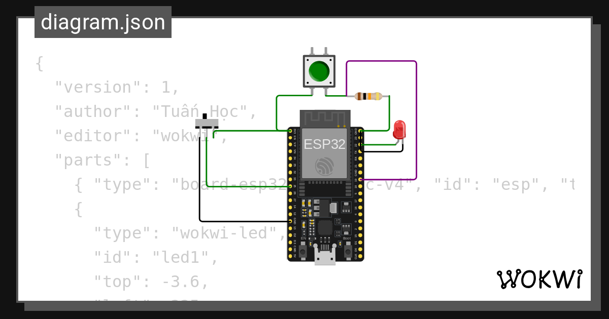 Pulsador2 Wokwi Esp32 Stm32 Arduino Simulator 4767