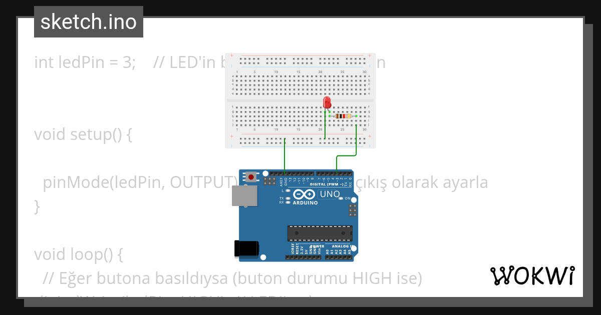 Led_blink_Optimised - Wokwi ESP32, STM32, Arduino Simulator