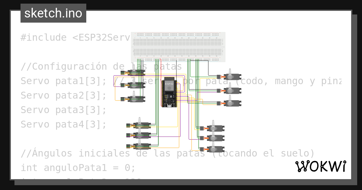Spider Wokwi Esp32 Stm32 Arduino Simulator