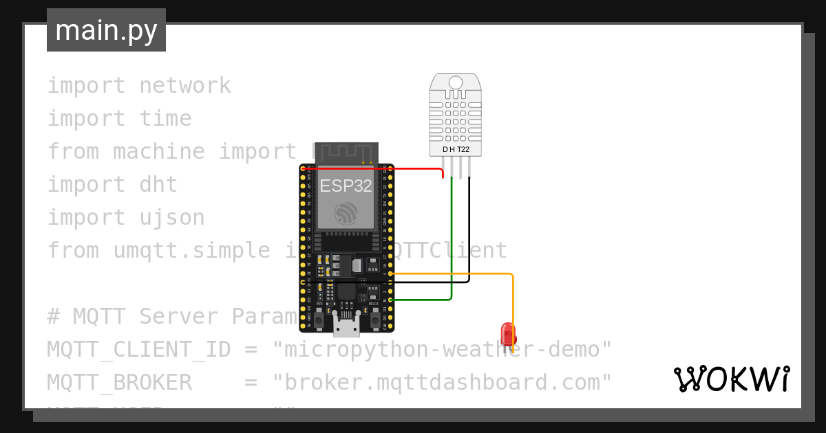 Mqtt Weather Broker Wokwi Esp32 Stm32 Arduino Simulator 5866