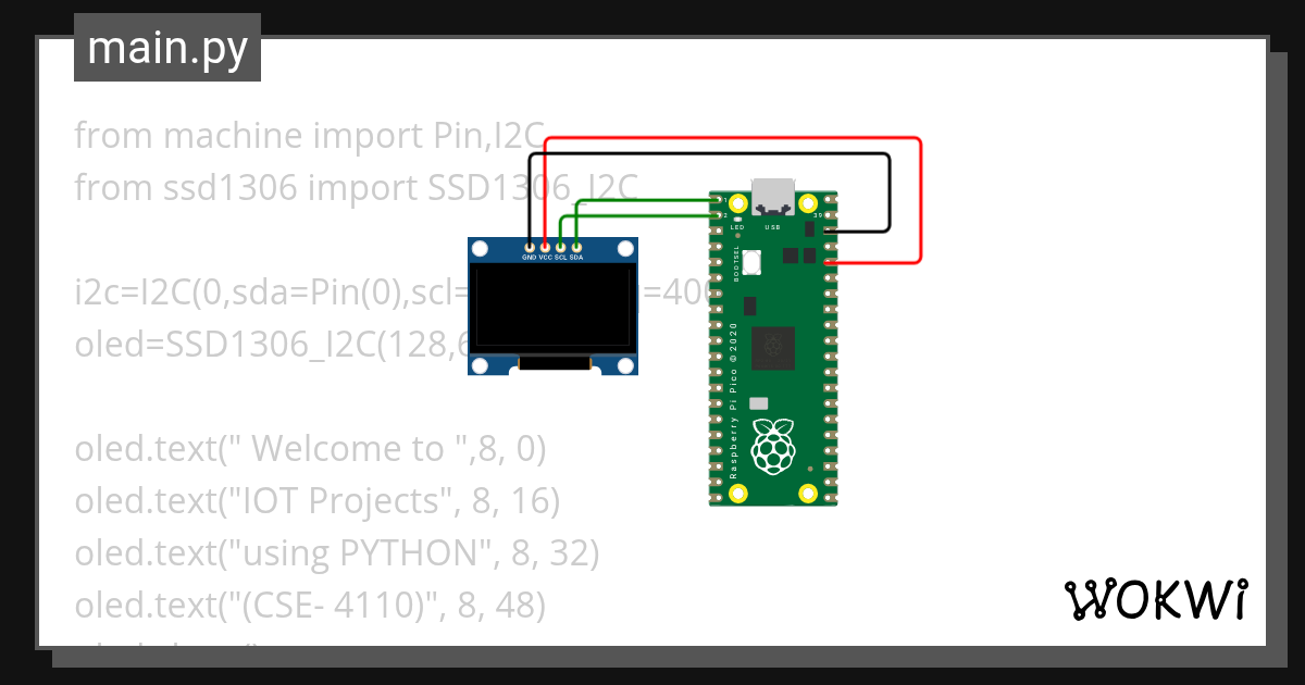 OLED - Wokwi ESP32, STM32, Arduino Simulator OLED - Wokwi ESP32, STM32, Arduino Simulator