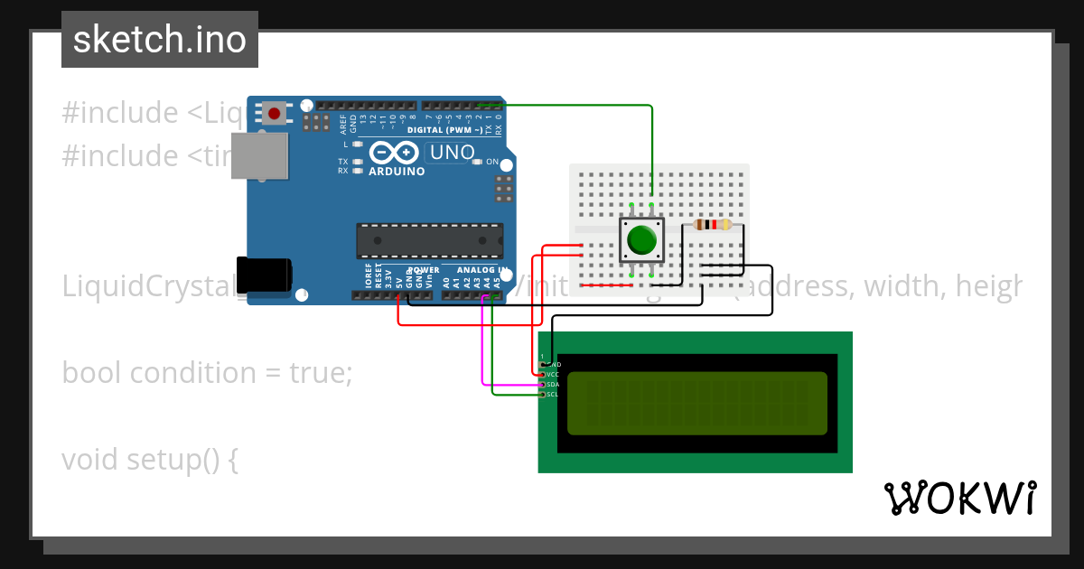 DINO GAME IN ARDUINO (TRIAL 1) Copy (14) - Wokwi ESP32, STM32, Arduino Simulator