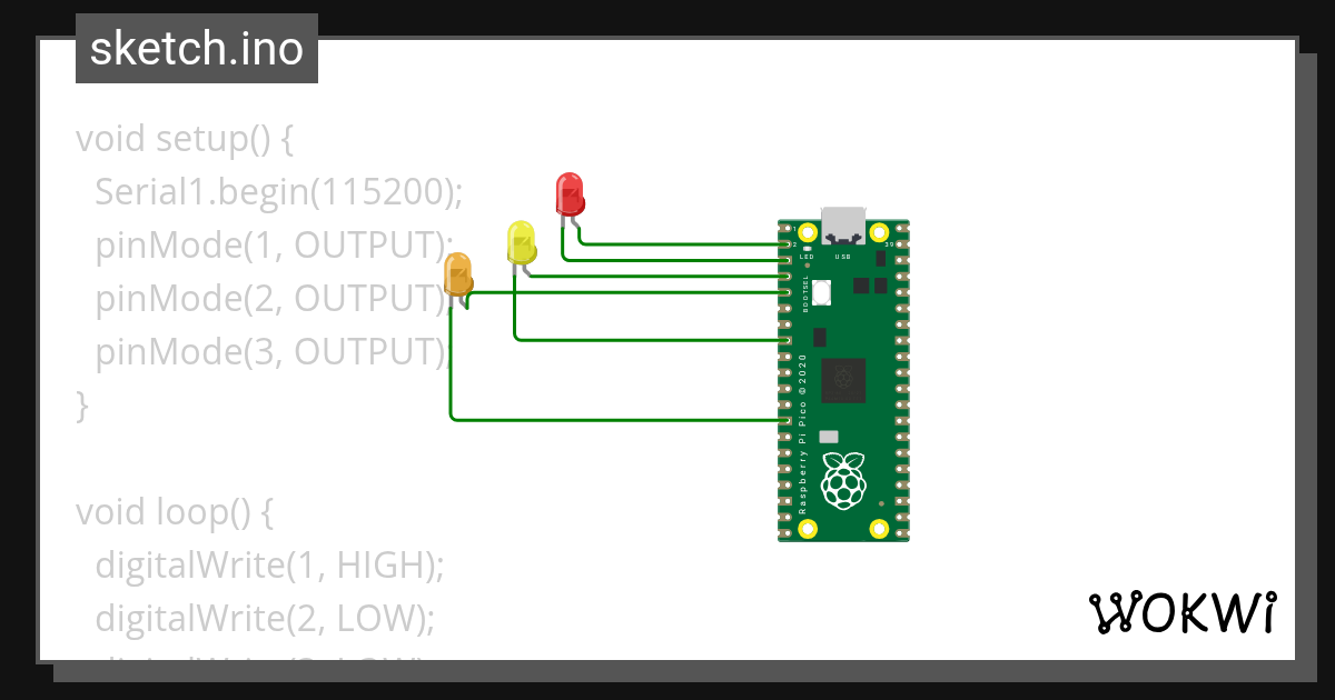 Trafic Light - Wokwi ESP32, STM32, Arduino Simulator Trafic Light - Wokwi ESP32, STM32, Arduino Simulator