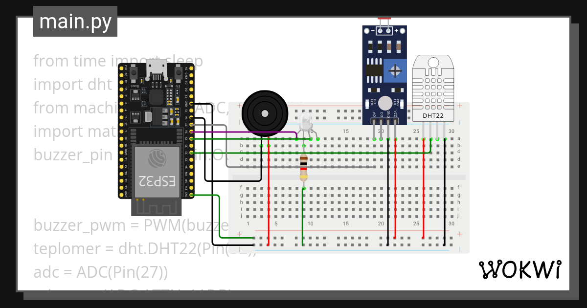 Ldr Dht Led Wokwi Esp32 Stm32 Arduino Simulator 