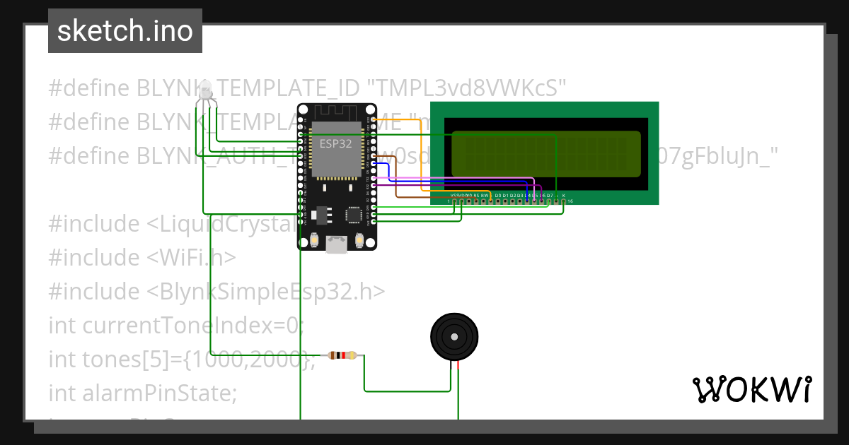 lcd interfacing with ESP32 Copy (31) - Wokwi ESP32, STM32, Arduino Simulator