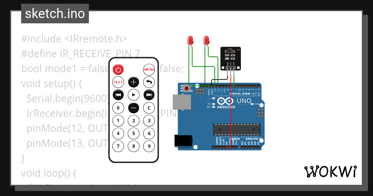 Ir Remote Wokwi Esp32 Stm32 Arduino Simulator 3610