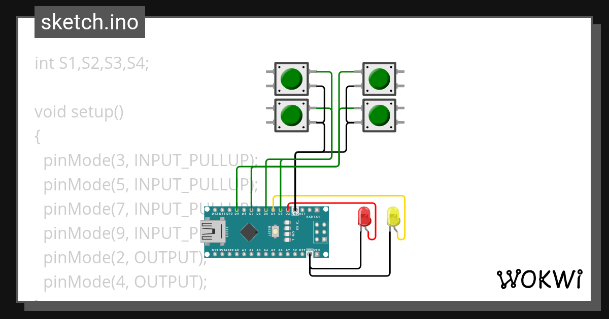 Tugas 5 - Wokwi ESP32, STM32, Arduino Simulator