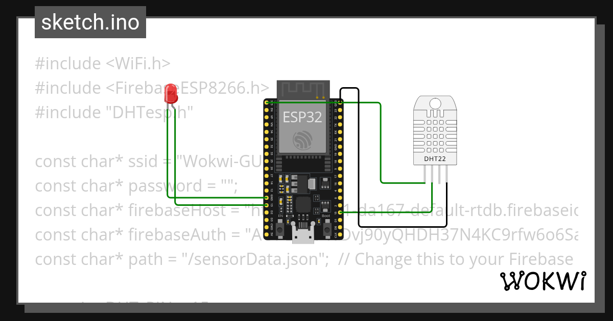 DHT11 - Wokwi ESP32, STM32, Arduino Simulator
