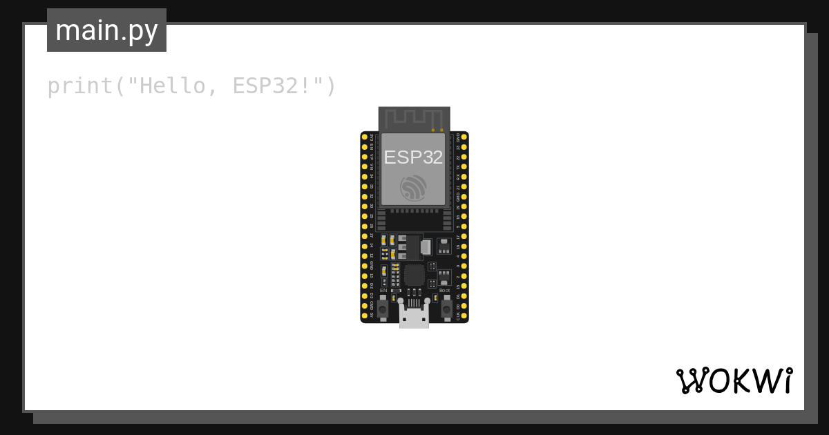 4led Wokwi Esp32 Stm32 Arduino Simulator