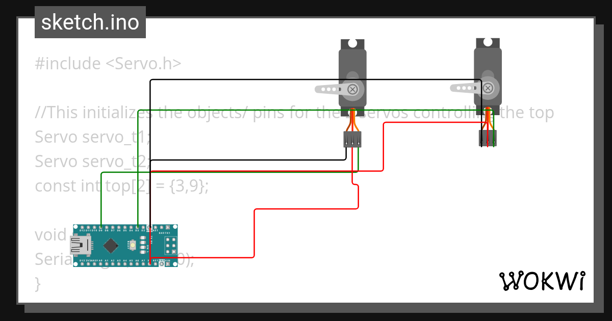 Servo Gripper - Wokwi ESP32, STM32, Arduino Simulator