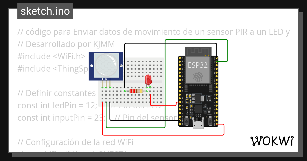 KJMM-ESP32-PIR-PHINGSPEAK - Wokwi ESP32, STM32, Arduino Simulator
