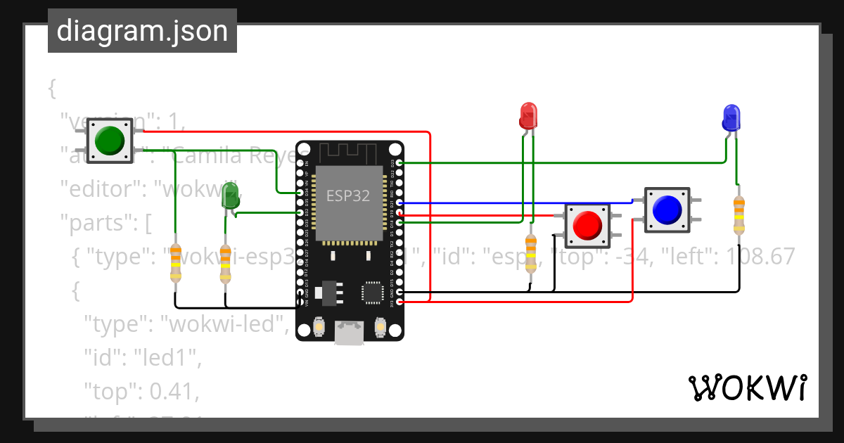 tarea reyes 145 - Wokwi ESP32, STM32, Arduino Simulator