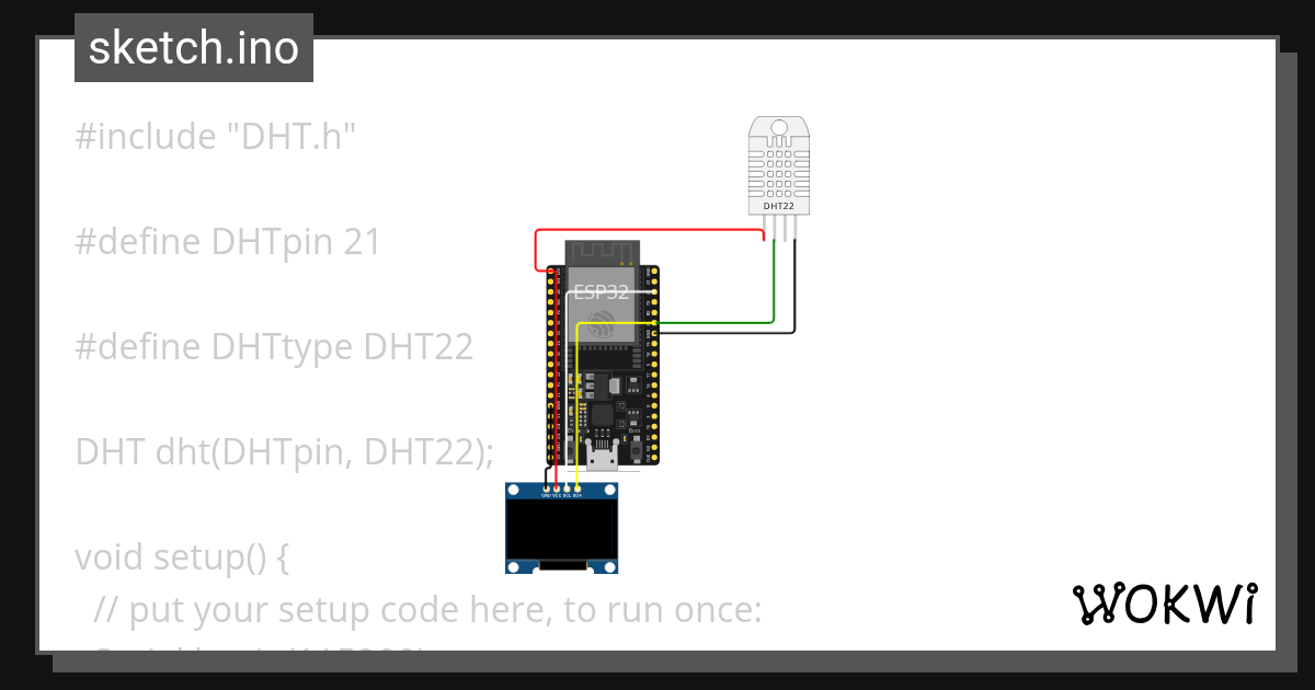 DHT - Wokwi ESP32, STM32, Arduino Simulator