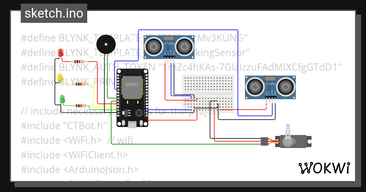 IoT Parking System Copy - Wokwi ESP32, STM32, Arduino Simulator