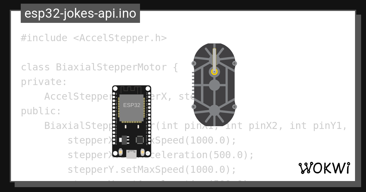 Biaxialmoto Wokwi Esp32 Stm32 Arduino Simulator 7562
