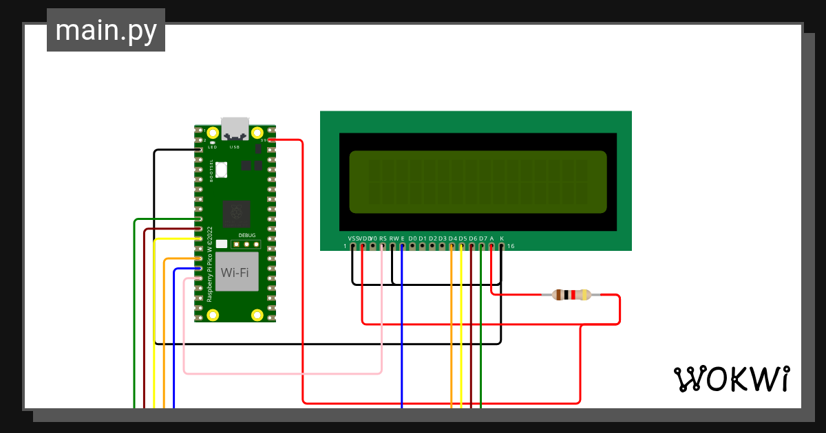 Lcd Wokwi Esp32 Stm32 Arduino Simulator 