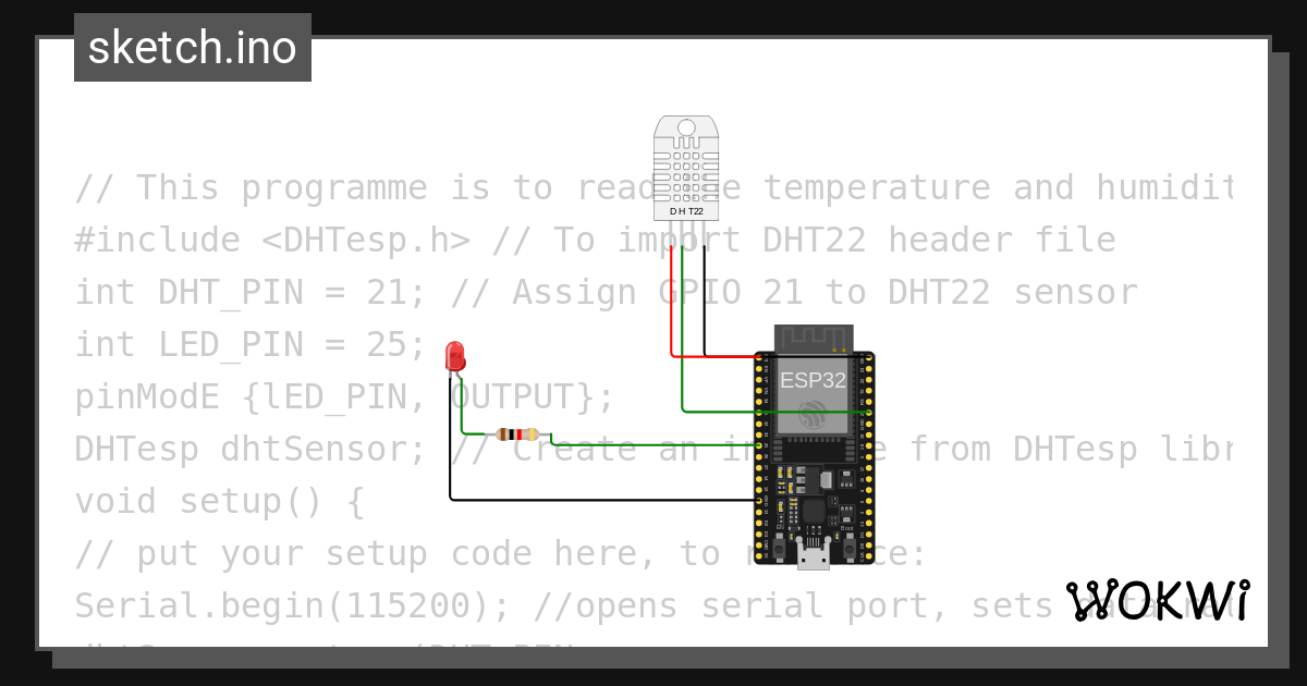 Dht22 Sensor Wokwi Esp32 Stm32 Arduino Simulator 4898