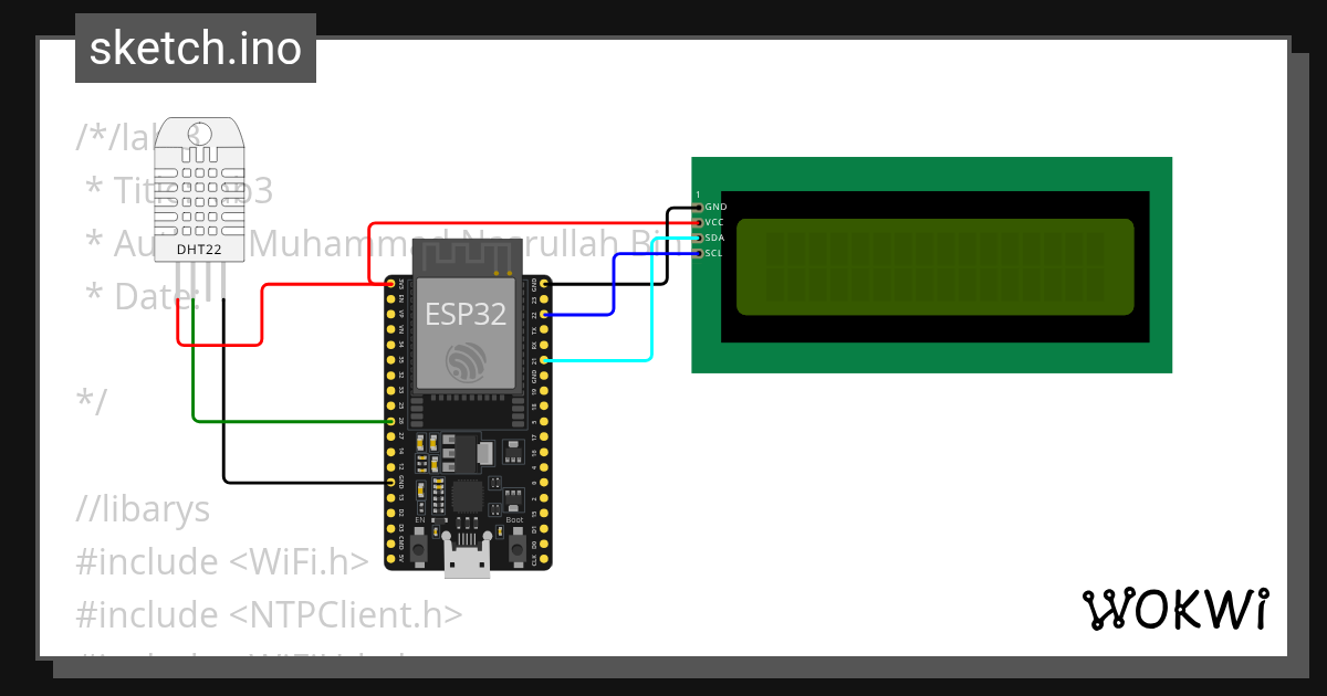 CLOUD SERVER - Wokwi ESP32, STM32, Arduino Simulator