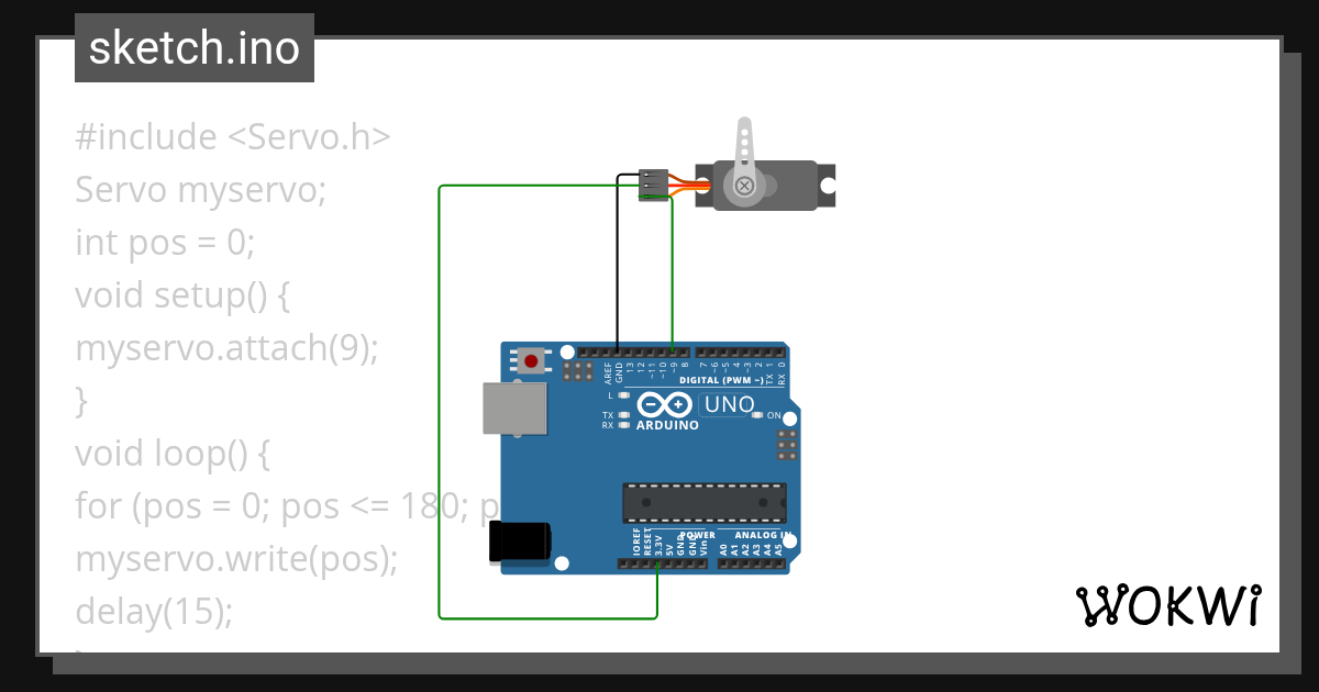 Servo Wokwi Esp32 Stm32 Arduino Simulator 7953
