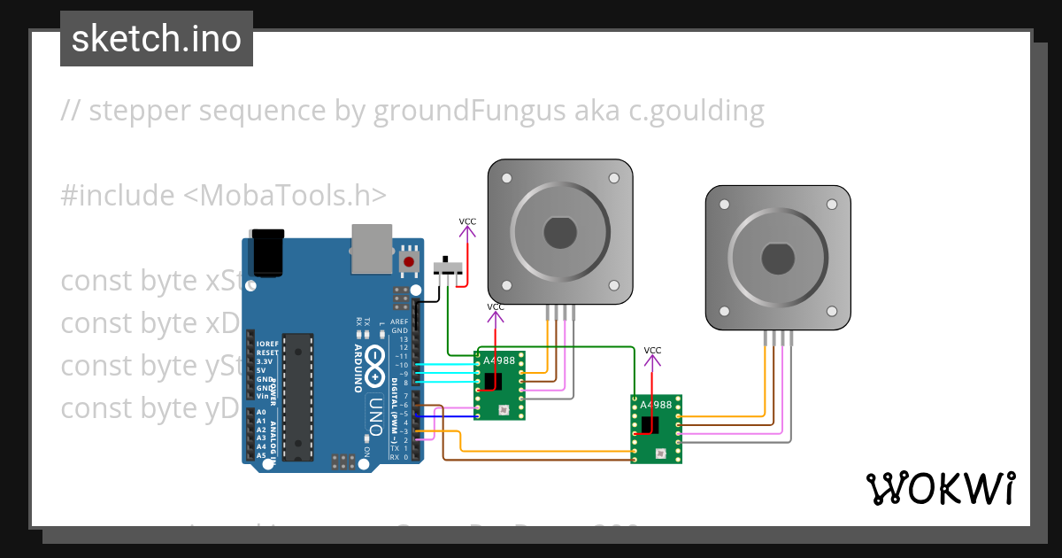 David Xy Stepper 004 Wokwi Esp32 Stm32 Arduino Simulator