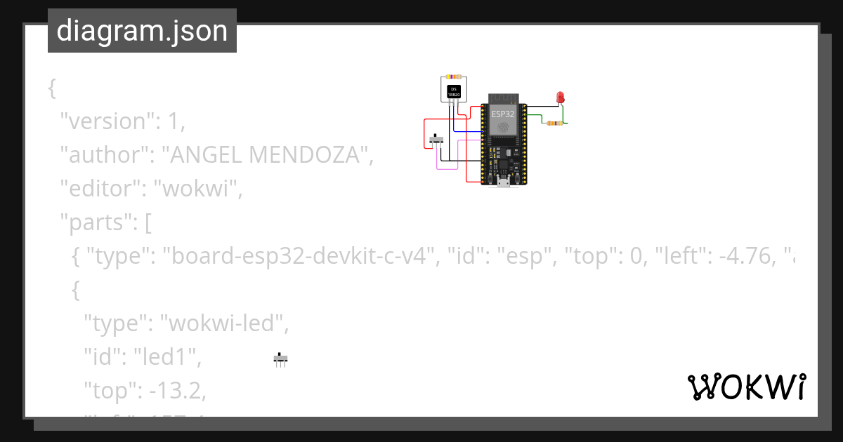 compuerta XOR - Wokwi ESP32, STM32, Arduino Simulator