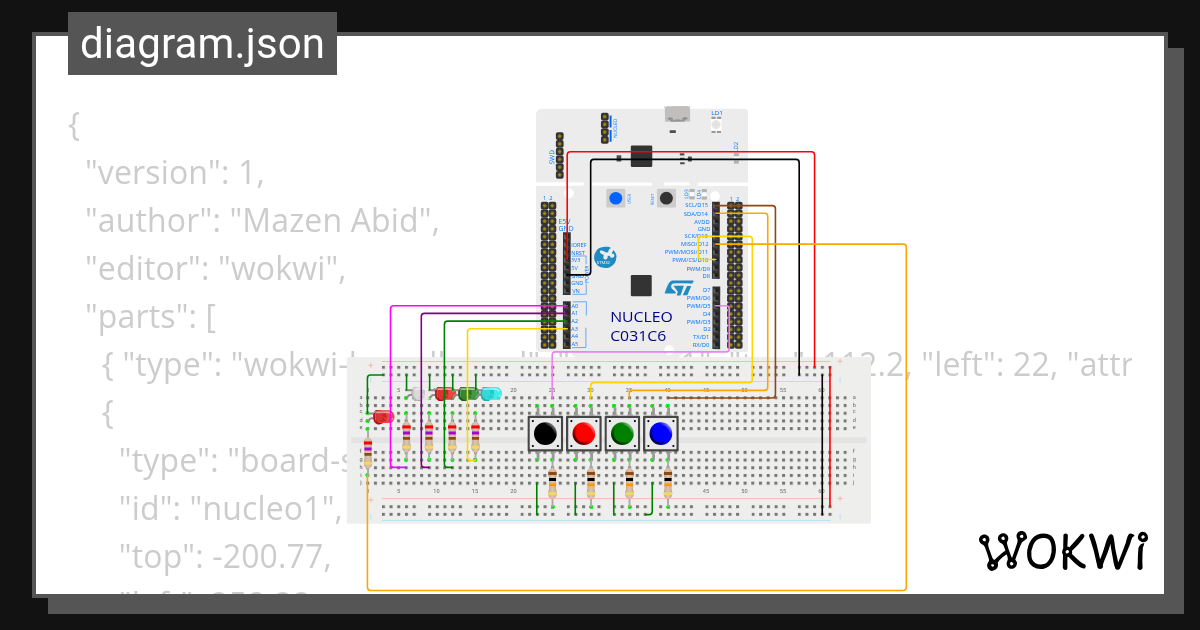 simonUp - Wokwi ESP32, STM32, Arduino Simulator