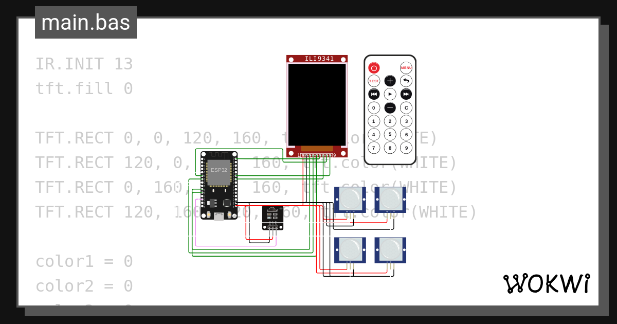 Monitor Wokwi Esp32 Stm32 Arduino Simulator 7203