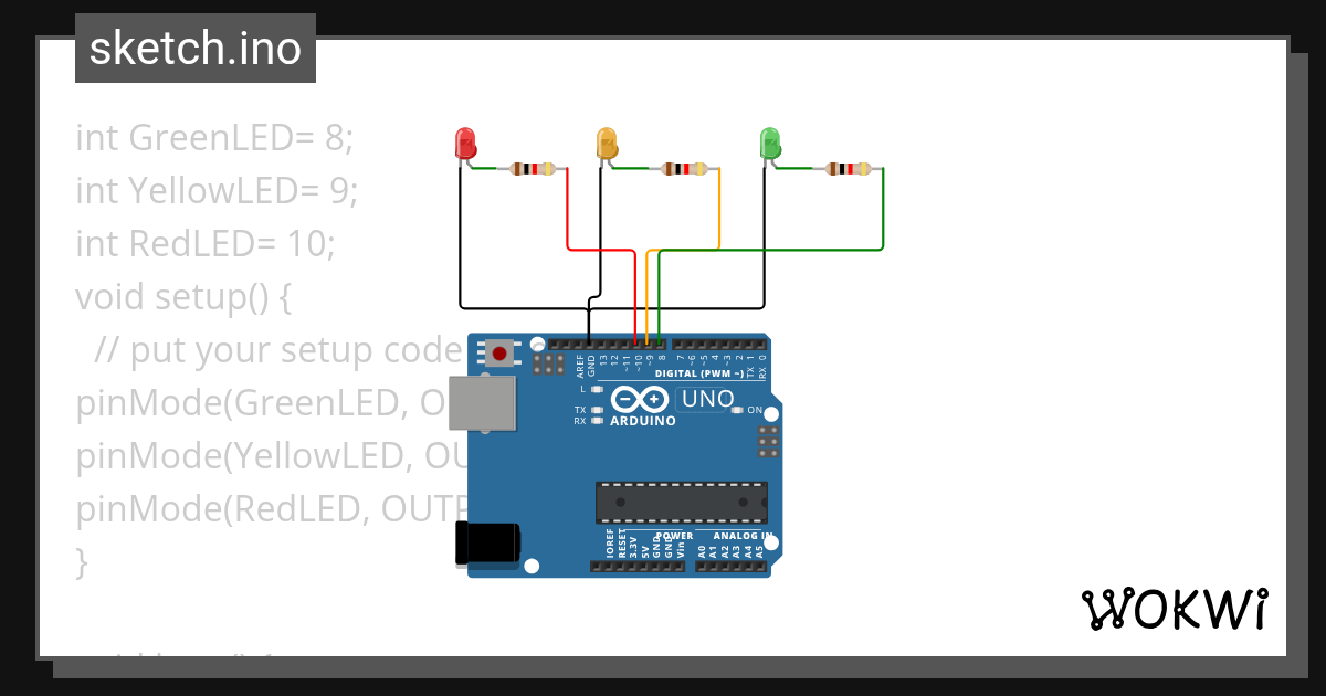 TRAFFIC LIGHT DESIGN 01210660D Copy - Wokwi ESP32, STM32, Arduino Simulator