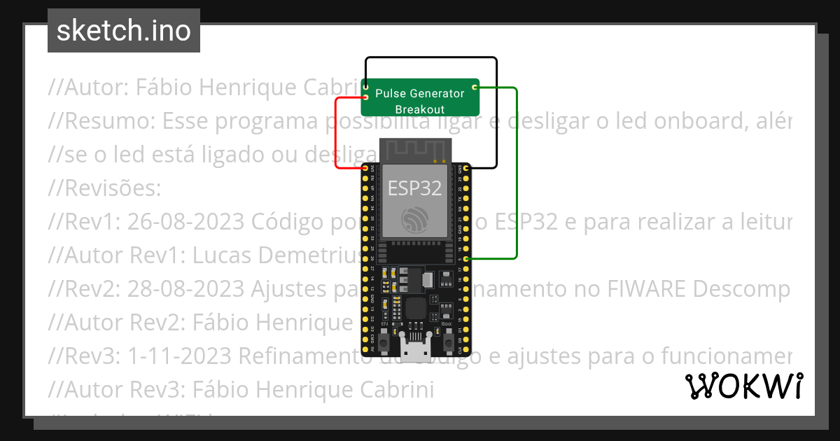 FIWARE Flow - Wokwi ESP32, STM32, Arduino Simulator