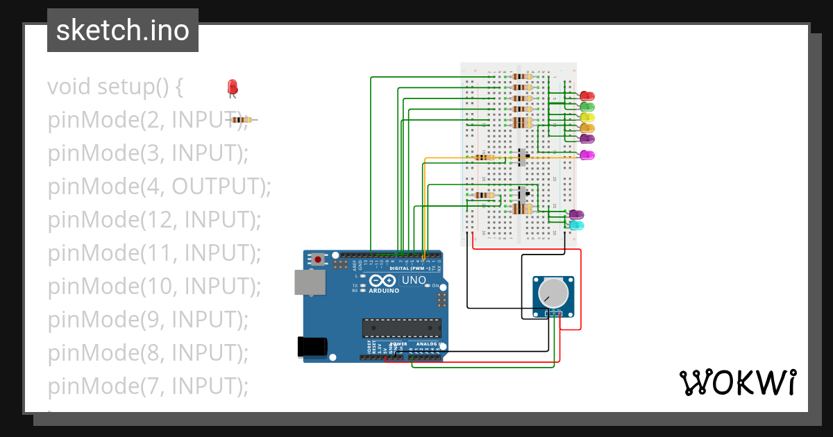 po21 compuertas - Wokwi ESP32, STM32, Arduino Simulator