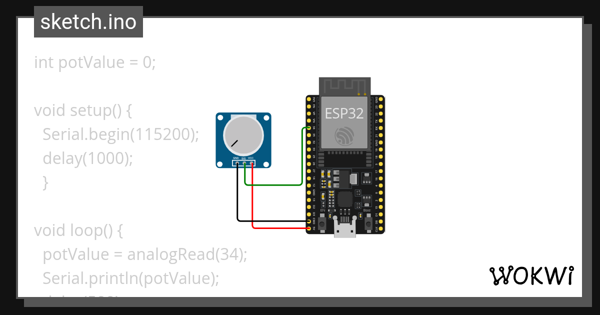 Latihan2_10-Potentiometer - Wokwi ESP32, STM32, Arduino Simulator