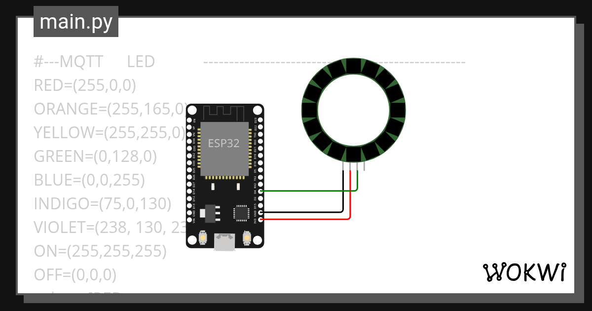全彩LED_V1 - Wokwi ESP32, STM32, Arduino Simulator