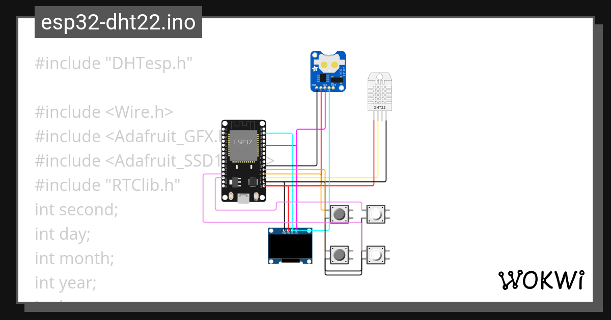 esp32-dht22_ssd1306.ino Copy - Wokwi ESP32, STM32, Arduino Simulator