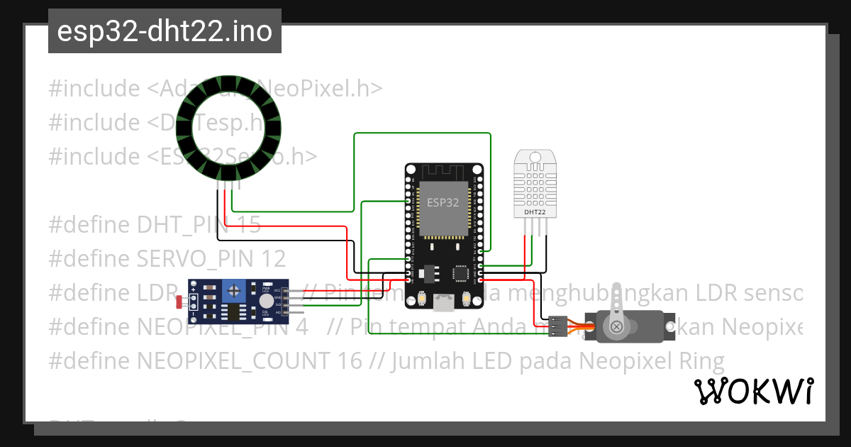 Project UTS Tama - Wokwi ESP32, STM32, Arduino Simulator
