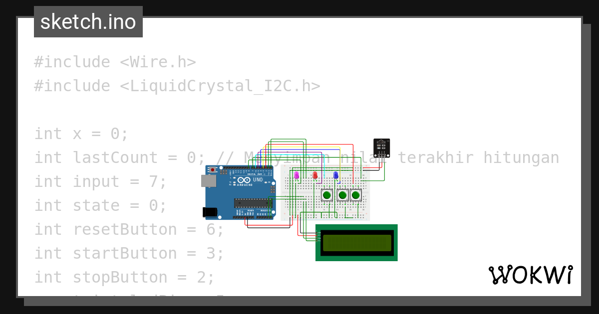 Counter Object Wokwi Esp32 Stm32 Arduino Simulator 2869
