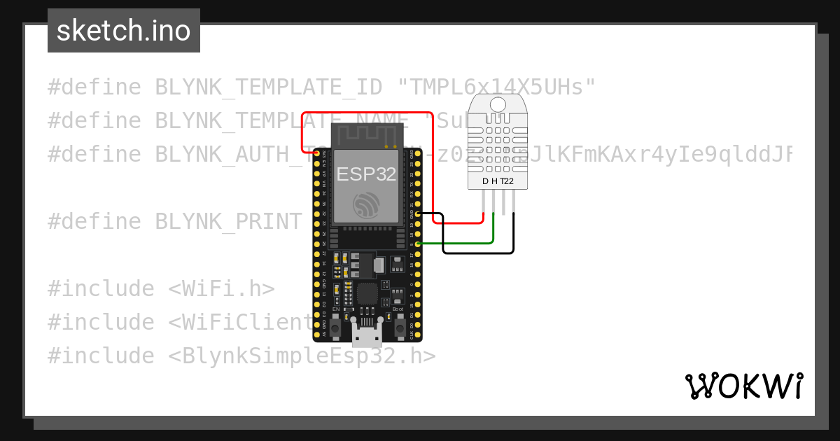 Esp Suhu Wokwi Esp32 Stm32 Arduino Simulator 9162