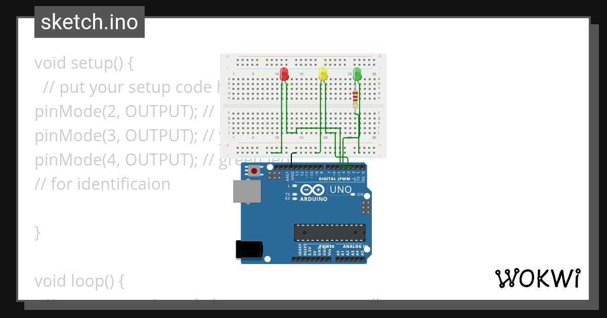 my first arduino project - Wokwi ESP32, STM32, Arduino Simulator