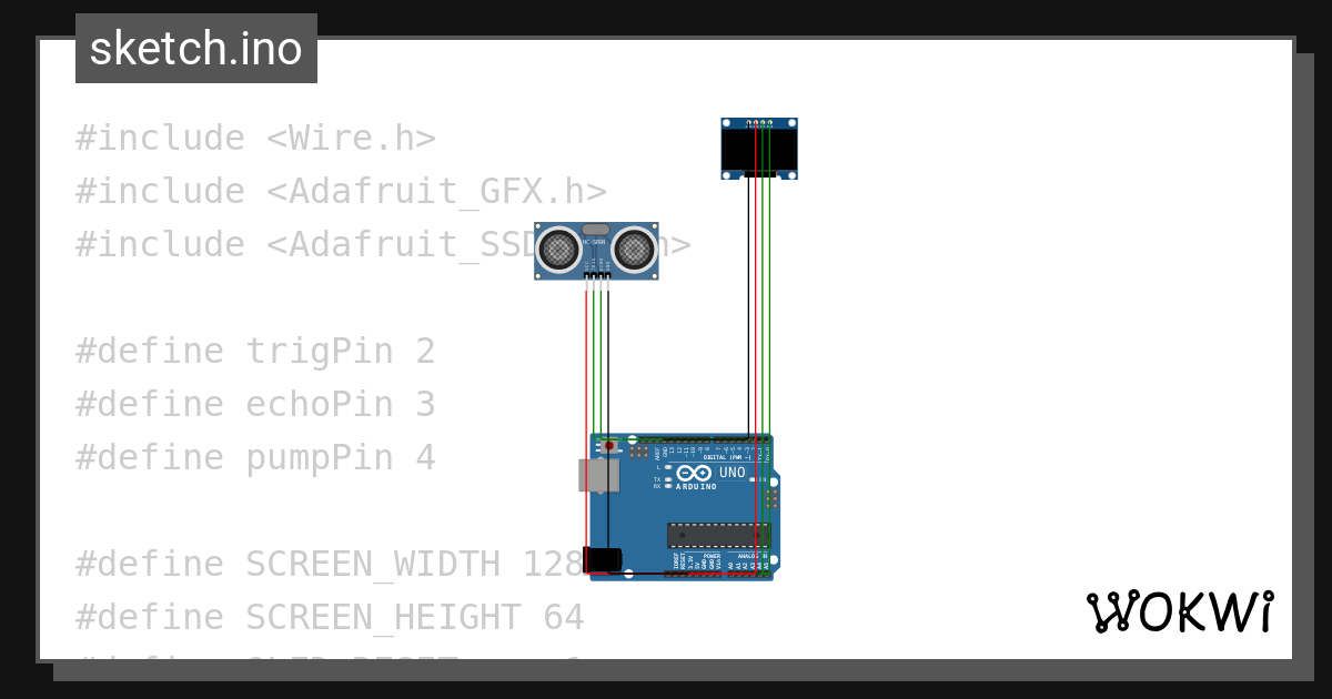 Water Level Wokwi Esp32 Stm32 Arduino Simulator