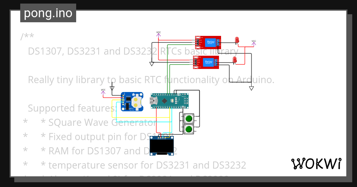 Zeitschaltuhr - Wokwi ESP32, STM32, Arduino Simulator