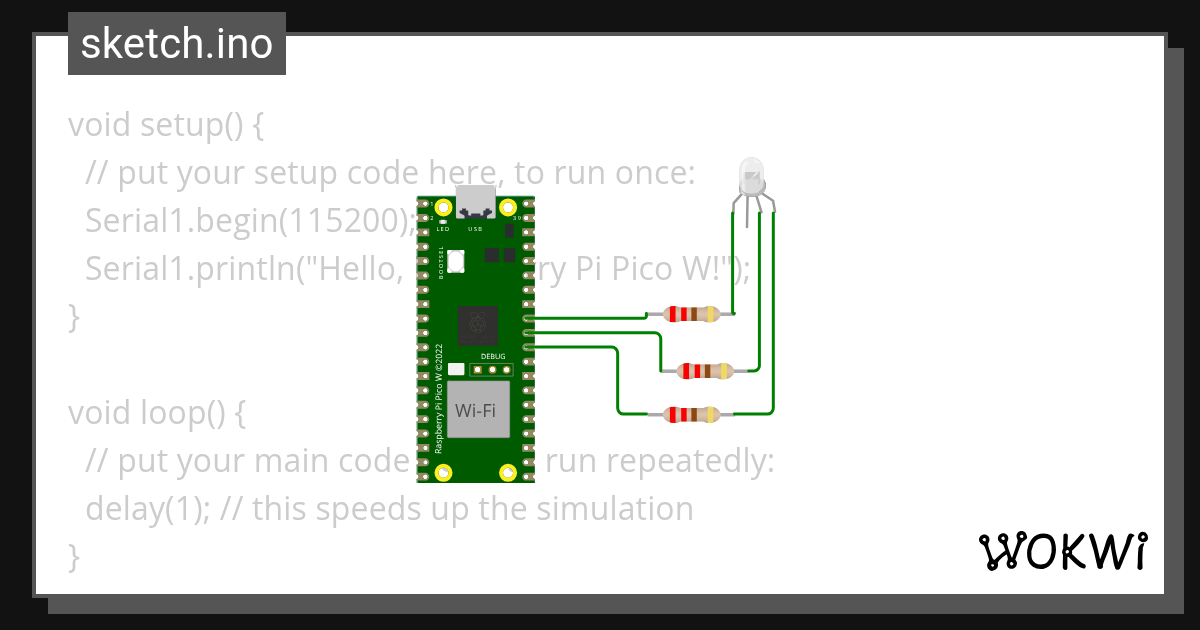 My Start - Wokwi ESP32, STM32, Arduino Simulator