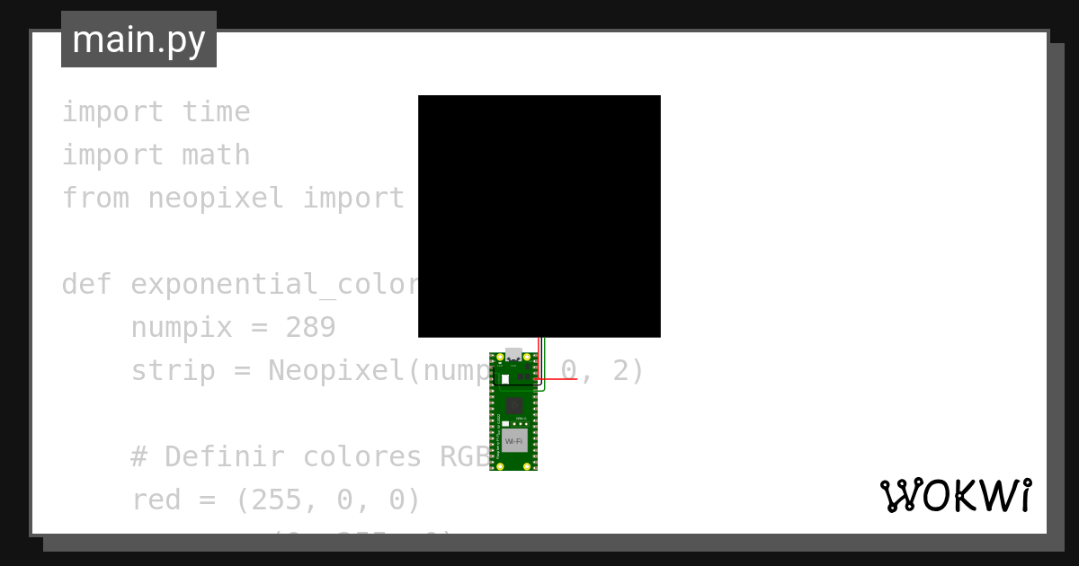 Funcionexponencialrgb12v Wokwi Esp32 Stm32 Arduino Simulator
