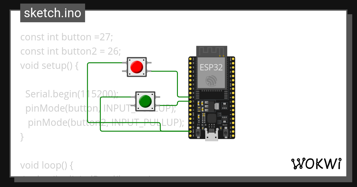 Esp32button Wokwi Esp32 Stm32 Arduino Simulator 8826