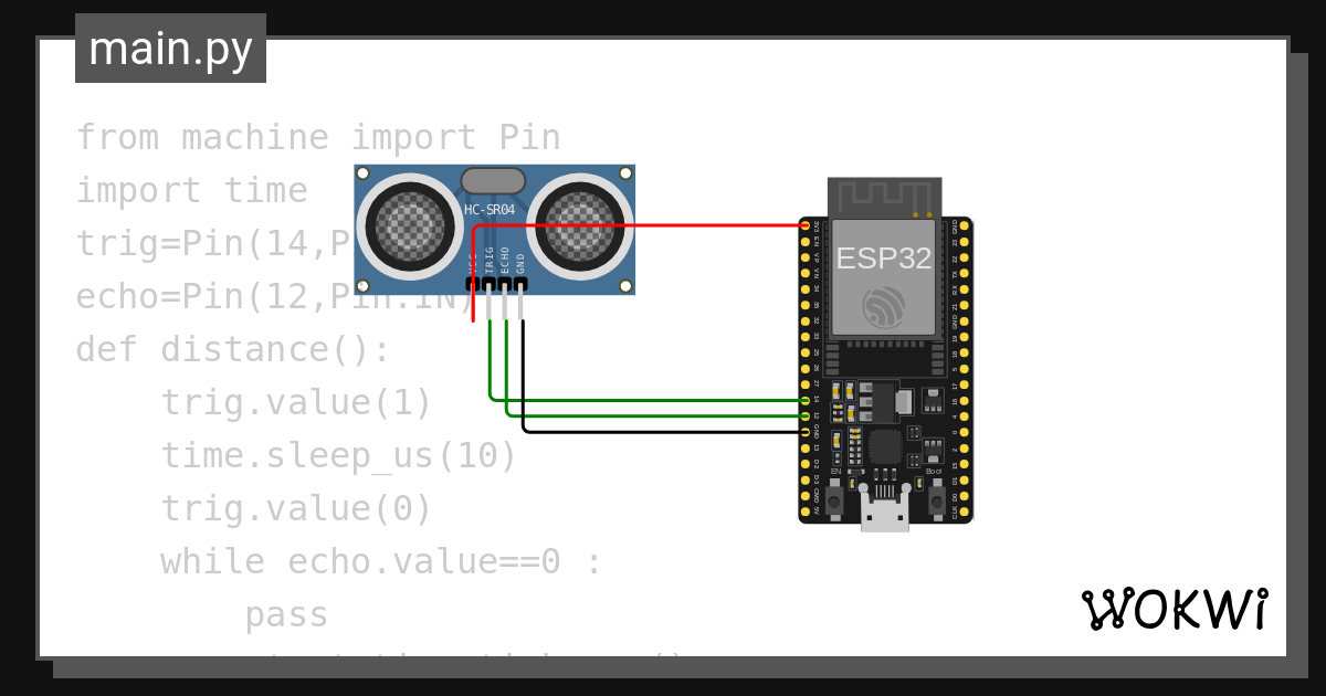 Capteur Wokwi Esp32 Stm32 Arduino Simulator 6360