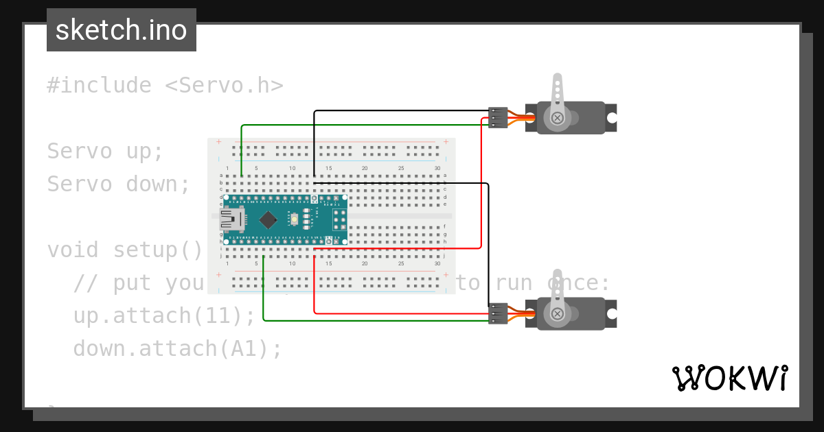 Servocontrol Nano Wokwi Esp32 Stm32 Arduino Simulator 