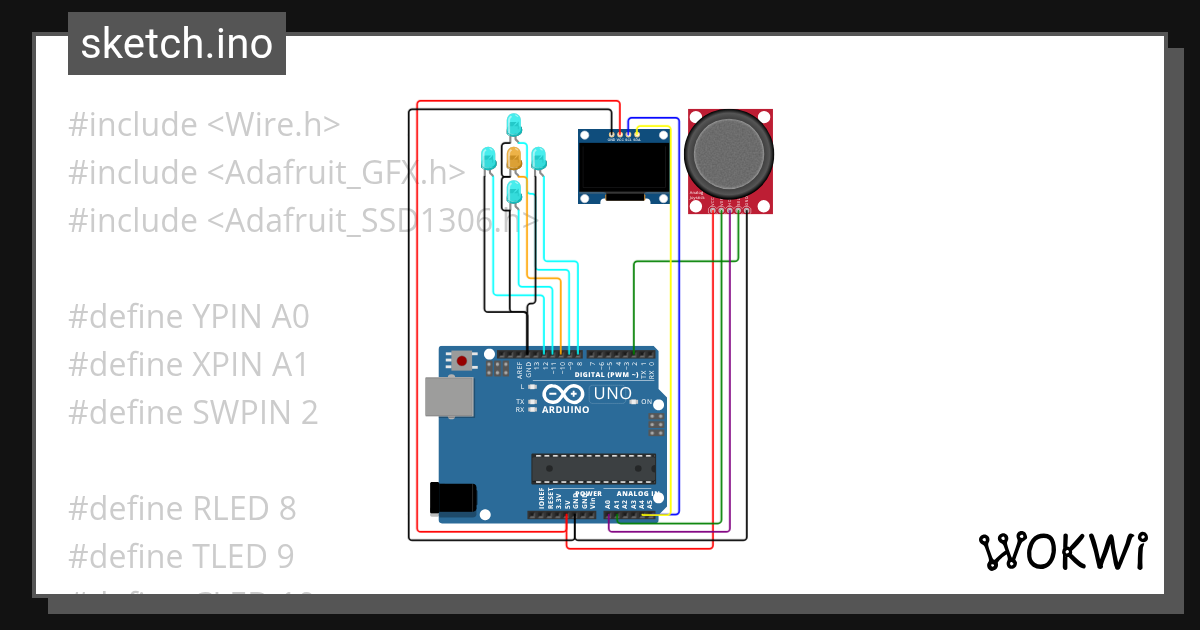 Joystick - Wokwi ESP32, STM32, Arduino Simulator